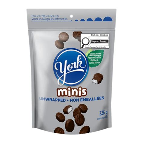 York Unwrapped Mini Peppermint Patties 226g [canadian]