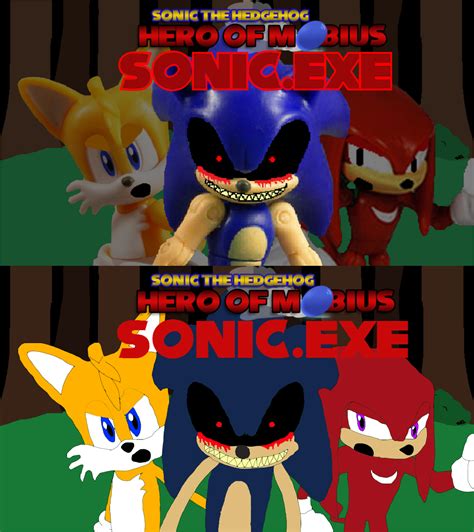 Sonic Exe Thumbnail Drawing Comparison By Darklordpikachu On Deviantart