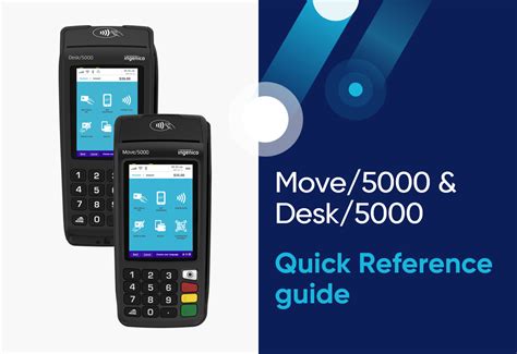Ingenico Desk5000 And Move5000 Quick Reference Guide Uob
