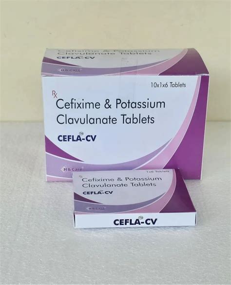 Cefla Cv Tablets 325 Mg Packaging Size 10x10 At ₹ 1360box In Bengaluru