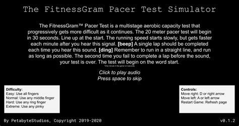 Pacer Test Conversion Chart My Xxx Hot Girl