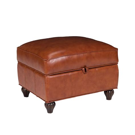 Real Leather Ottoman With Storage
