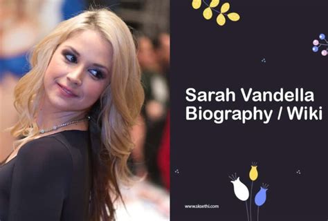 Sarah Vandella Career Archives Sksethi
