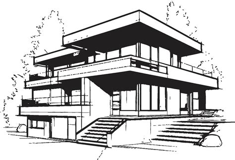 Trifecta Heightscape Emblematic Vector Of Residential Elevation Tri