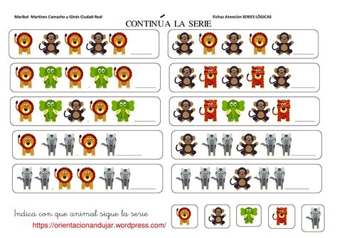Fichas De Primaria Secuencias Lógicas