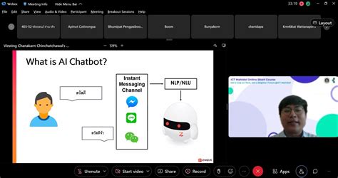 Ict Mahidol Organized Ict Mahidol Online Short Course Ai Chatbot In Action” For High School
