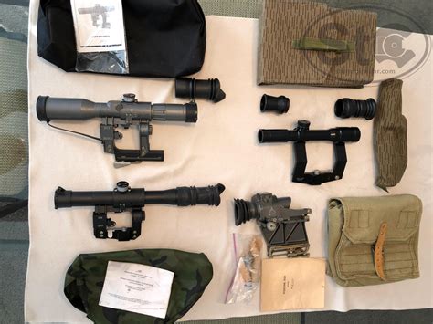Now All Sold Rare East German Ak 74 Scope Ak 12 8x42 Ak Military Scope Posp 4x Psl Svd Scope