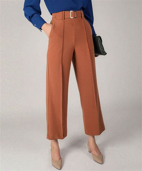 포스티 로벤 벨트 팬츠