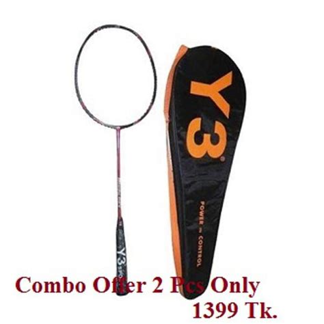 Combo Offer Y3 Badminton Racket2 Pcs Bd