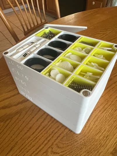 Cyberbrick Magnetic Module Storage Box By Grey Makerworld Download