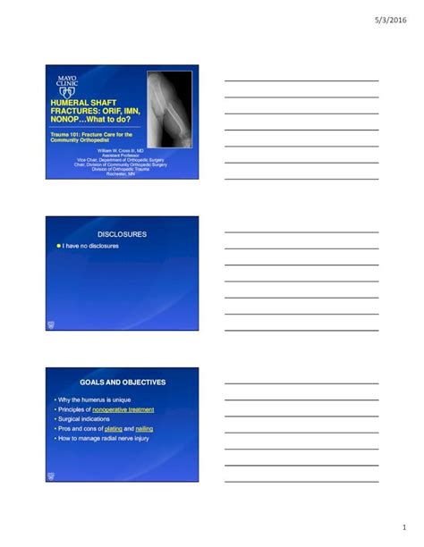 PDF Cross Humeral Shaft Fx Foundation For Orthopaedic HUMERAL SHAFT FRACTURES ORIF