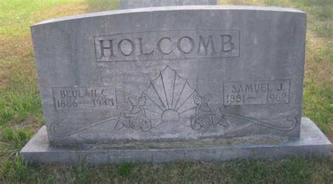 Beulah Clyde Pierce Holcomb 1886 1943 Mémorial Find A Grave