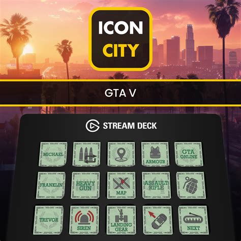 Gta V 150 Icons And Profiles For Elgato Stream Deck