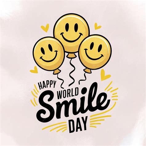 A Poster With Two Smiley Faces And A Message That Says Smile Smile