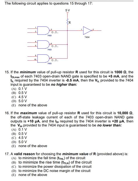 Pull Up Resistor Nand Gate