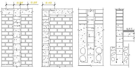 Detail Drawing Of Rcc Structure 2d Drawing In Autocad Cadbull