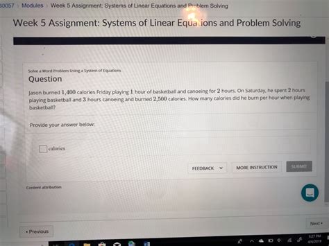 Solved 50057 Modules Week 5 Assignment Systems Of Linear