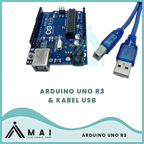 jual arduino uno r3 clone dip atmega cable usb kota surabaya