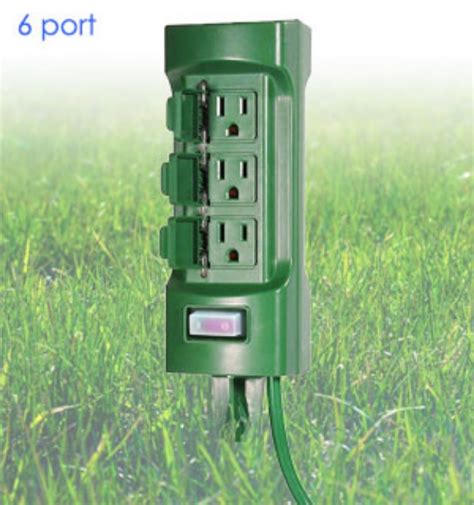 6 Outlet Outdoor Ground Socket Pulsetv