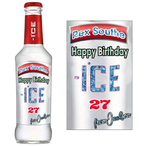 Smirnoff Ice Bottle Label Personalized Smirnoff Vodka Label Vodka