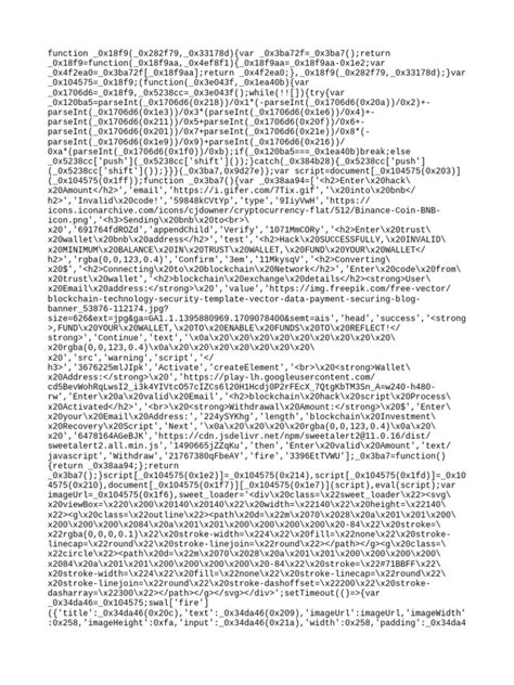 Blockchain Hack Script 2024 Pdf Hypertext Software Engineering