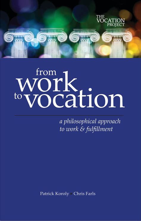 From Work To Vocation The Vocation Project