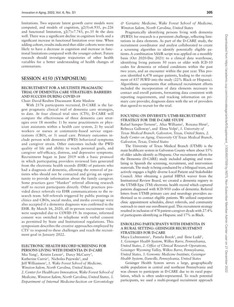 Pdf Recruitment For A Multisite Pragmatic Trial Of Dementia Care Strategies Barriers And