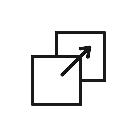 Window Maximize Icon Premium Vector