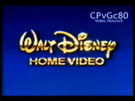 Walt Disney Home Video Logo 1992 2001 Youtube