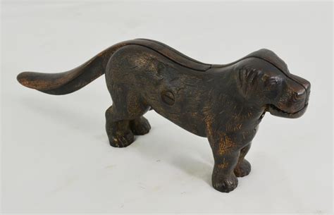 Heavy Bronze Victorian Dog Nutcracker Sally Antiques