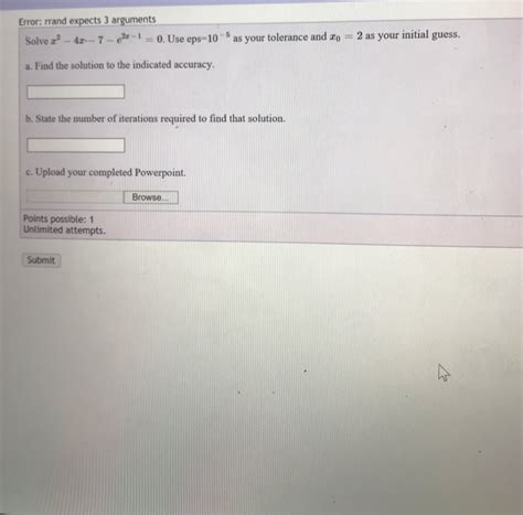 Solved Plug In Using Scilab Step By Step Flow