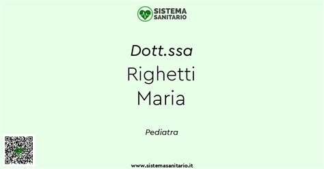 Dott Ssa Righetti Maria Pediatra A Barisciano Aq Sistemasanitario It