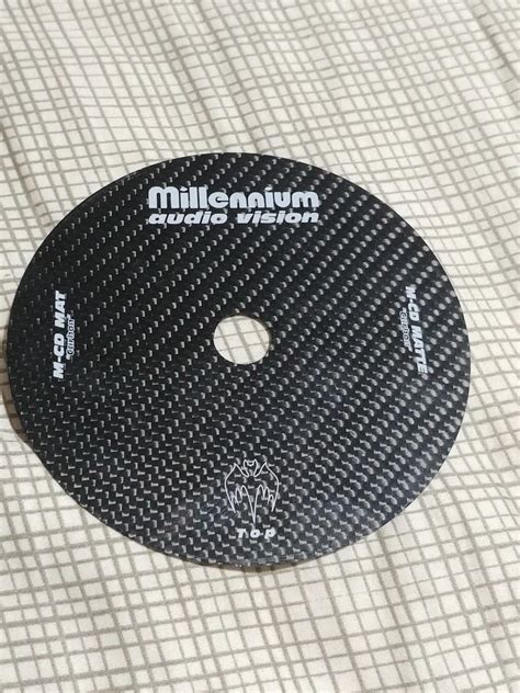 M Cd Mat Carbon Fiber Audiophile Cd Mat Electronics Audio On Carousell