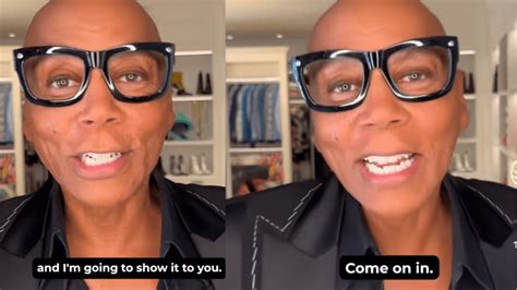 Rupaul Gave A Tour Of His Gag Worthy Male Drag Closet