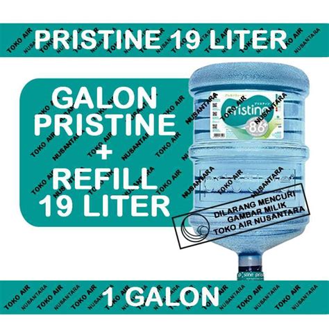 Galon Pristine 🔥 Terlengkap And Harga Terbaru 2026