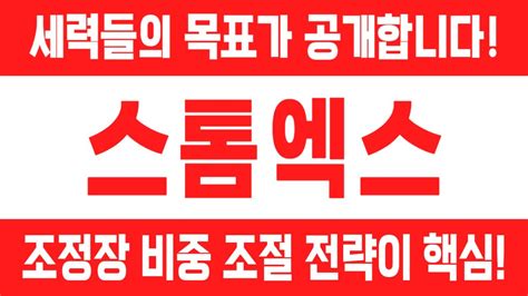 스톰엑스 코인 세력들의 목표가 공개합니다 조정장 비중 조절 전략이 핵심 Youtube
