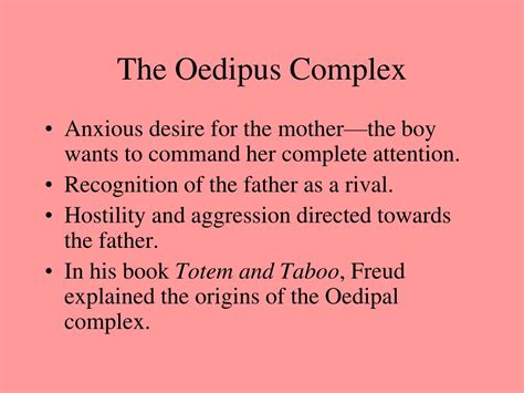 Ppt The Oedipus Complex Powerpoint Presentation Free Download Id