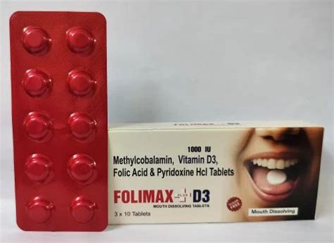 Folimax Plus D3 At ₹ 8438stripe Calcium Citrate And Vitamin D3