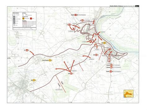 Map Of The Battle Of Vukovar September To November 1991 Showing Front