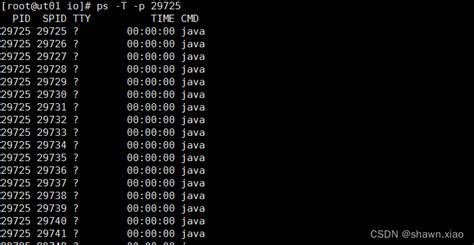 Linux 1 查看进程对应的线程查看进程下的线程id Csdn博客
