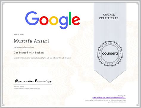 Mustafa Ansari On Linkedin Dataanalytics Python Coursera Datascience Professionaldevelopment