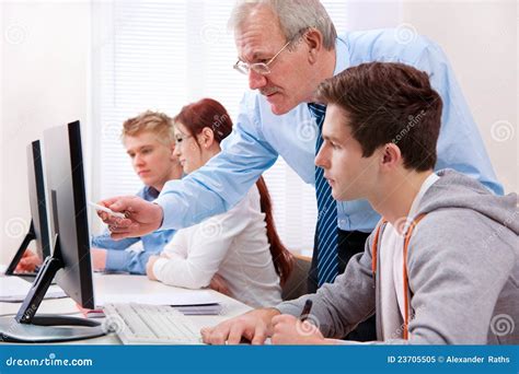Computer Training Stock Image Image Of Student Computing 23705505