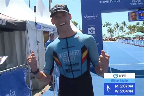 Luis Naert Takes Bronze At Itu World Triathlon Championships In Australia 3athlon Be