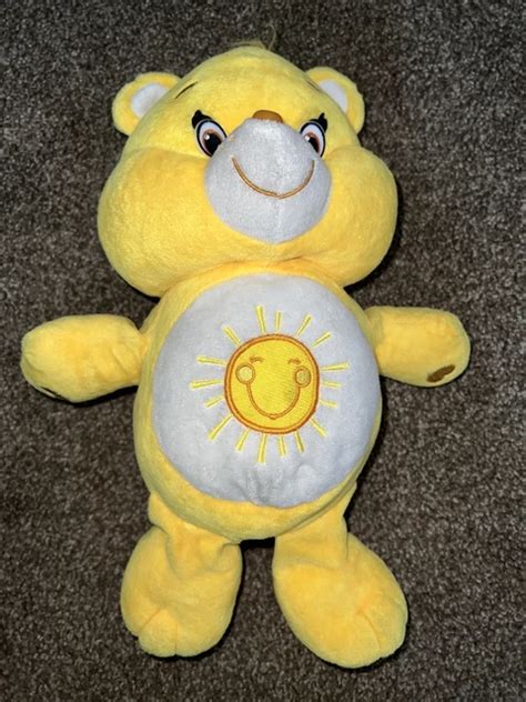Care Bears Funshine 2015 15 Yellow Sunshine Bear Soft Plush Toy Collectable £7 50 Picclick Uk