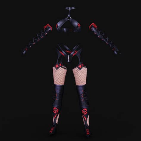 Gcc Doa Outfit Dark Prison Free High Quality Models