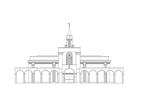 Digital Bountiful Temple Vector Digital Use Glowforge Lds Temple