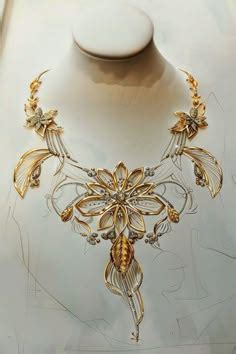 Sketches Of Gold Jewelry Designs Jewelry Design Jewellery Sketches