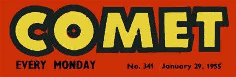 Comet Year 1955 Comet British Comics Free Ts