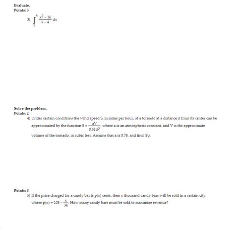 Solved Evaluate Points 3 3 ∫34x−4x2−16dx Solve The