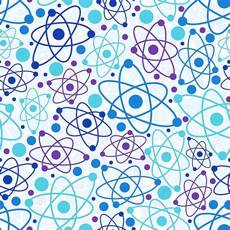 Molecular Structure Abstract Seamless Pattern Background Wallpaper